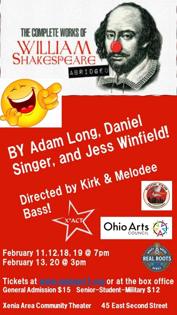 THE COMPLETE WORKS OF WILLIAM SHAKESPEARE ABRIDGED Runs Feb. 11-20 ...