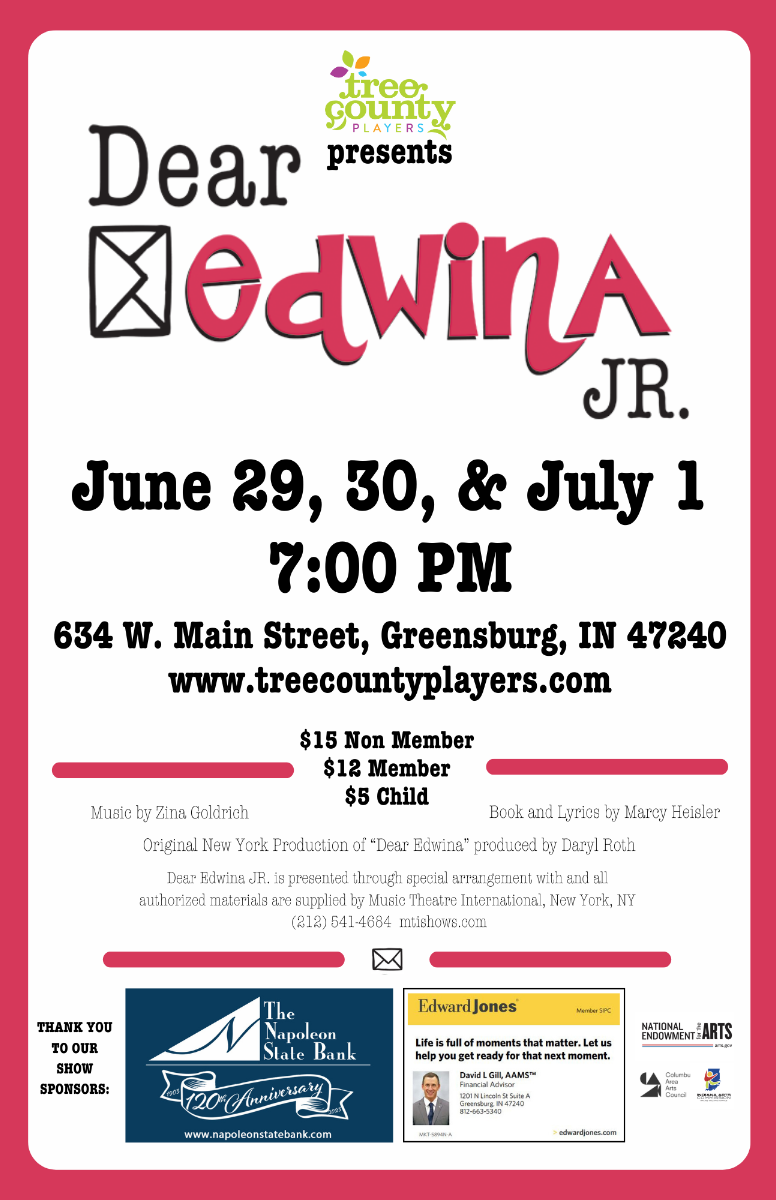DEAR EDWINA JR. Runs June 29-July 1 | Behind the Curtain Cincinnati