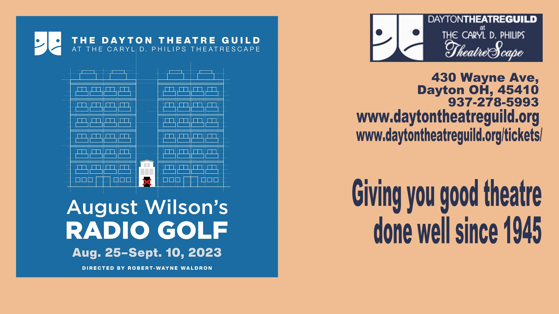 RADIO GOLF Runs Aug. 25-Sept. 10 | Behind the Curtain Cincinnati